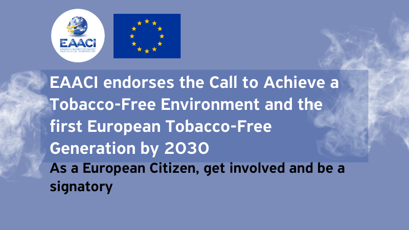 EAACI - News: Achieving a tobacco-free environment by 2030